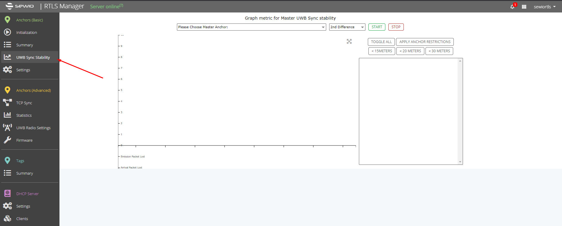 Synchronization - Sewio Documentation