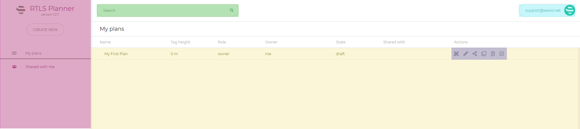 User Interface - Sewio Documentation